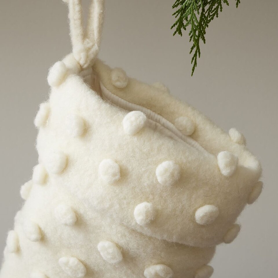 Bubble Wool Stocking | West Elm UK