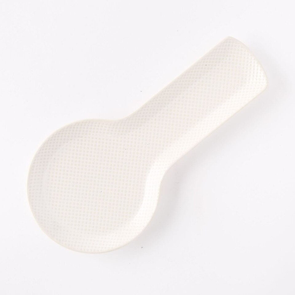 Textured Stoneware Spoon Rest | West Elm United Kingdom