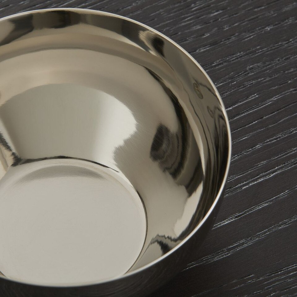 Tira Metal Bowls - Sleek Stainless Steel Serveware | West Elm UK