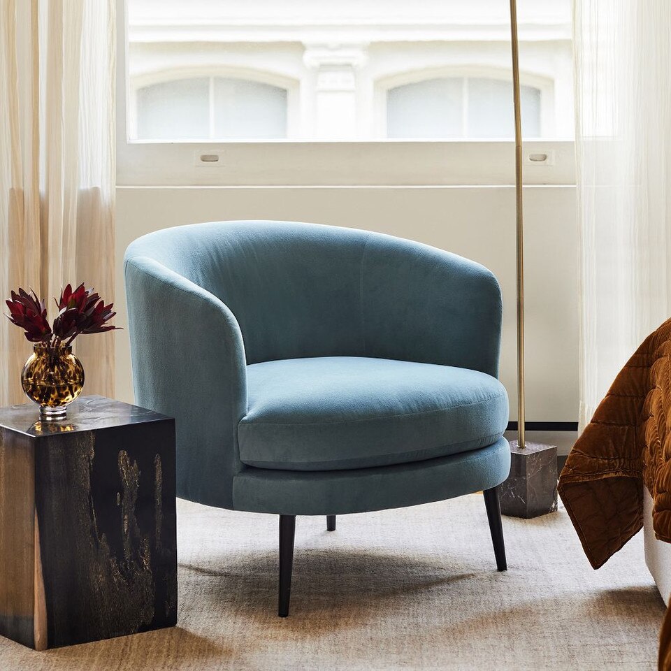 Viv Slipper Armchair | West Elm UK