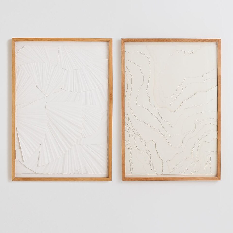 Waves Dimensional Wall Art | West Elm UK