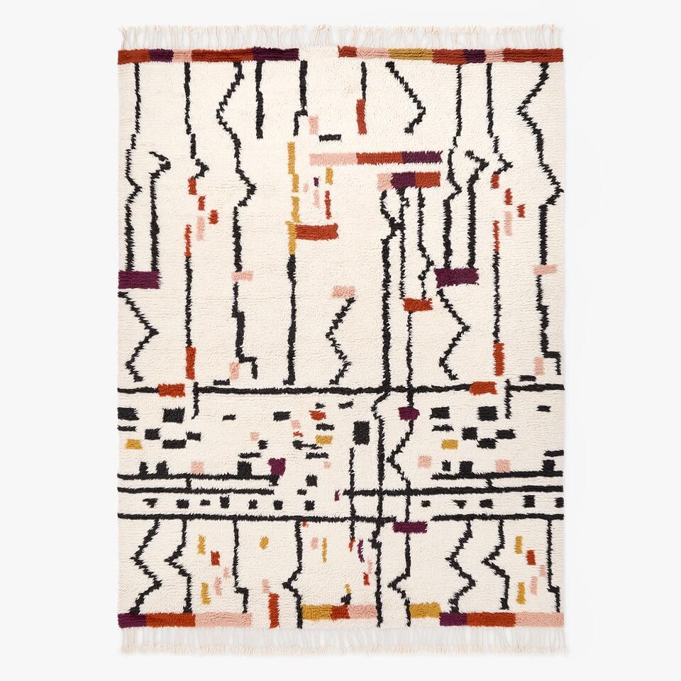 Zigzag Sketch Rug | West Elm UK