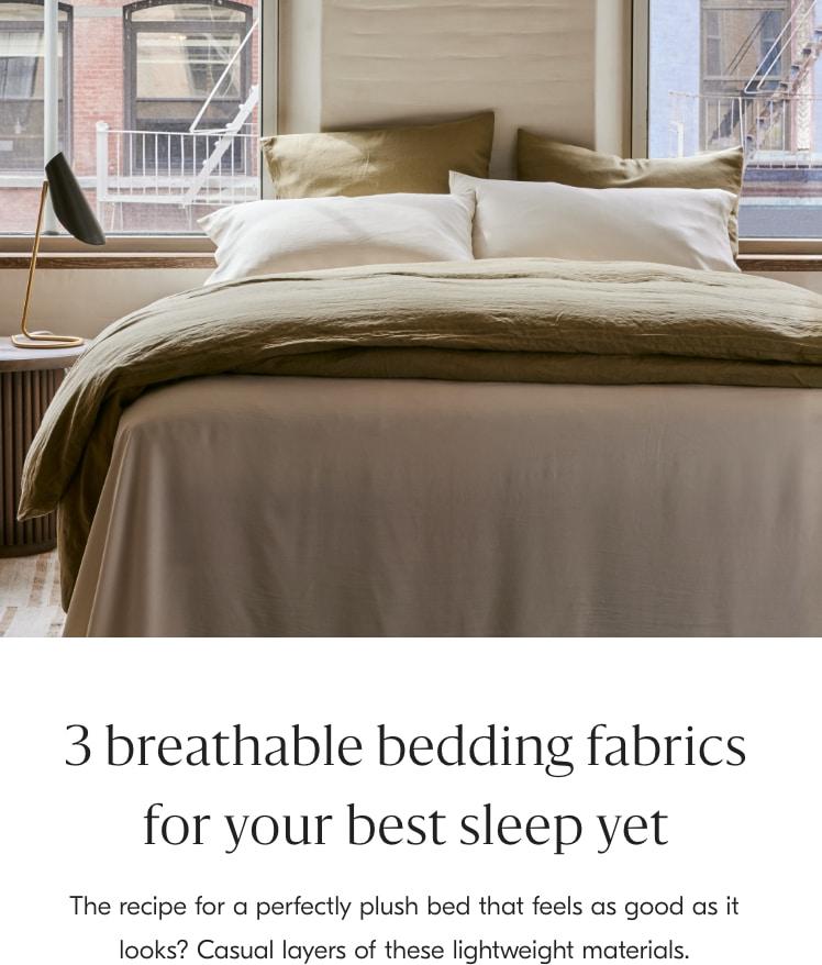 Bed Linen Fabric Guide | West Elm UK